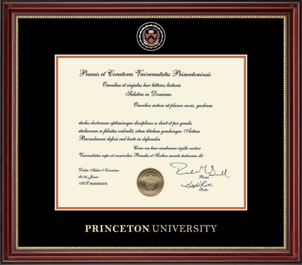 Masterpiece Kensington Gold Diploma Frame | Princeton University Store