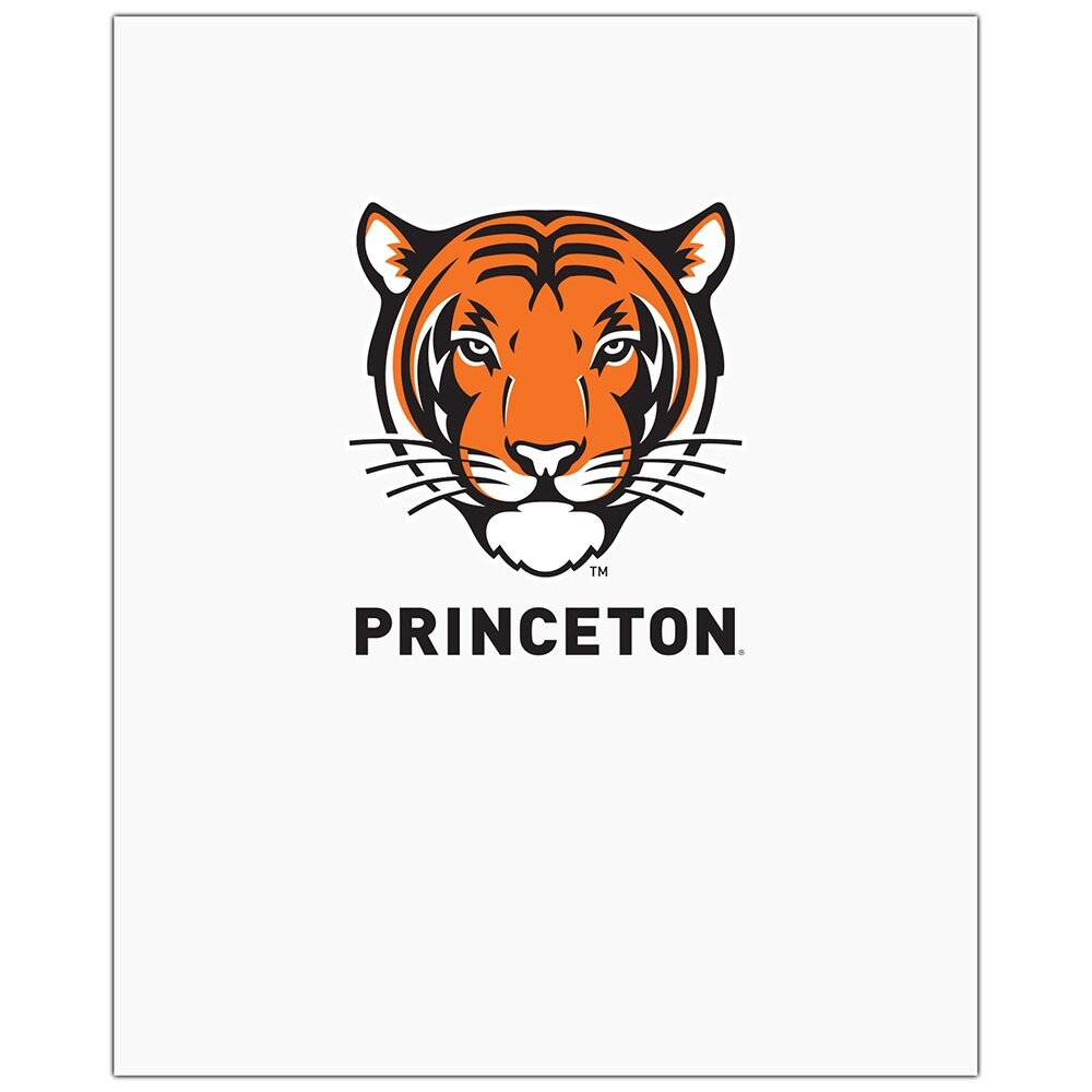 Mascot Tiger Folder - White | Princeton University Store