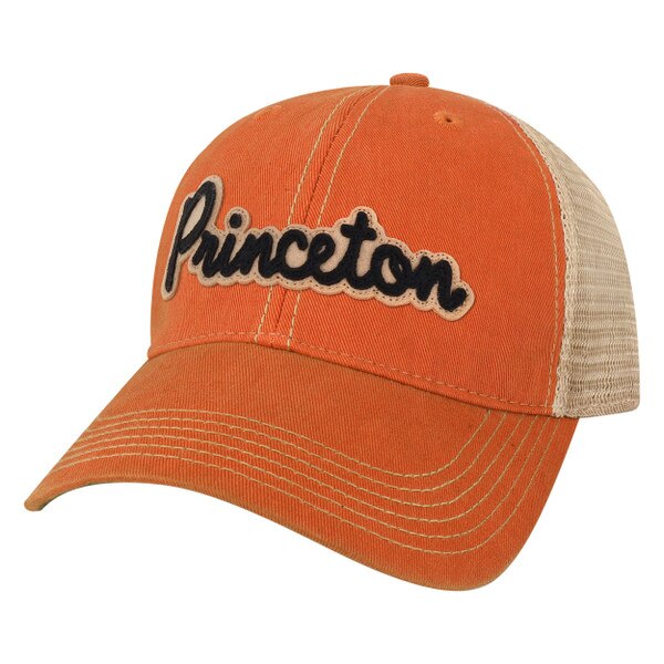 Old Fashioned Adjustable Felt Script Princeton Trucker Hat | Princeton ...