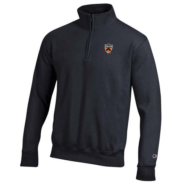MENS PB SHIELD LEFT CHEST EMB 1/4 ZIP | Princeton University Store
